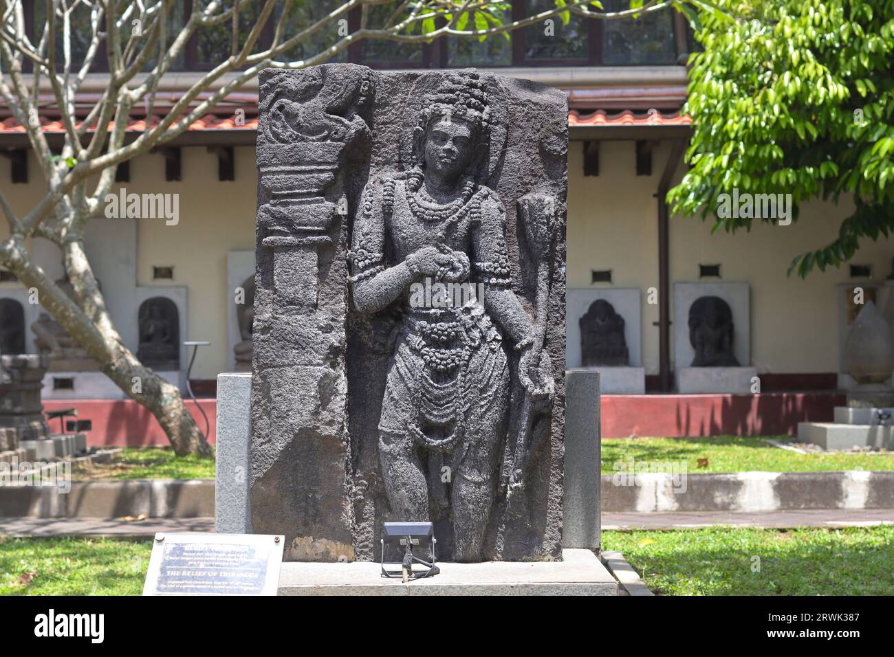 The statue of Tribangga is a standing posture used in traditional ...