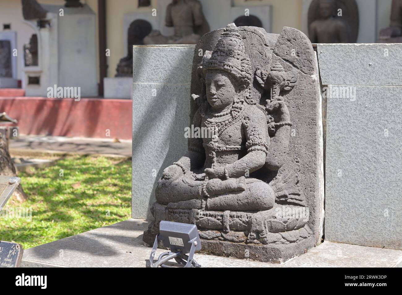 The statue of God Wisnu or Vishnu or Narayana is the god whose job is ...