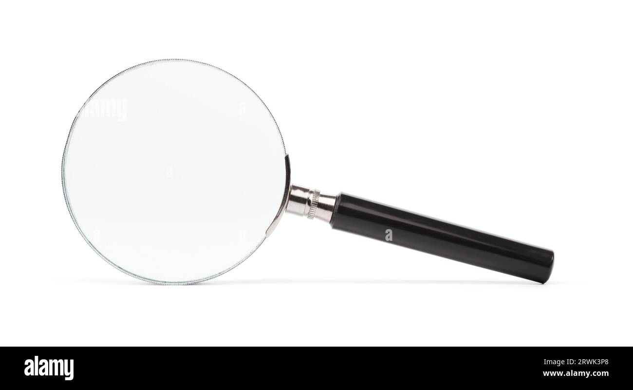Old magnifying glass hi-res stock photography and images - Alamy