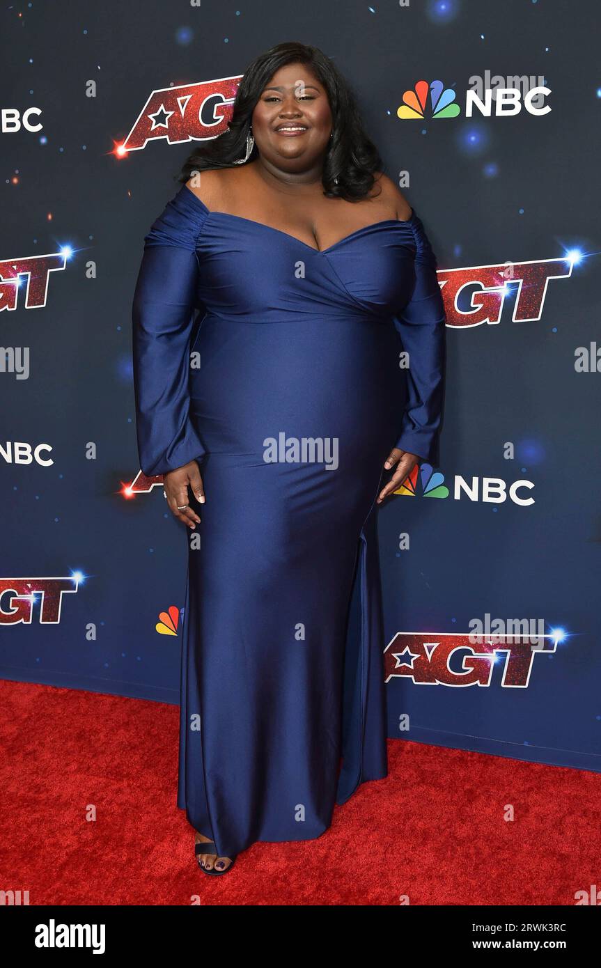 Lachune arrives for a live broadcast of "America's Got Talent" Season ...