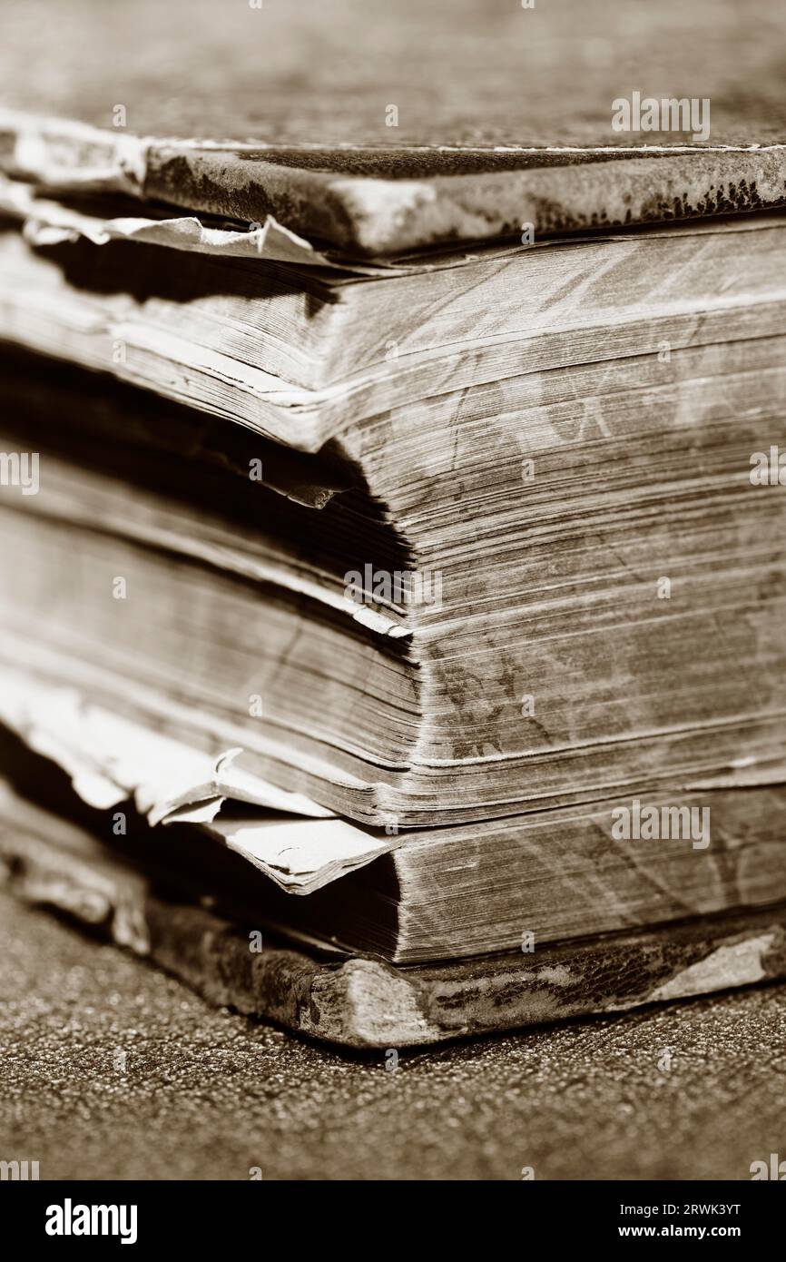 Destroyed book hi-res stock photography and images - Alamy