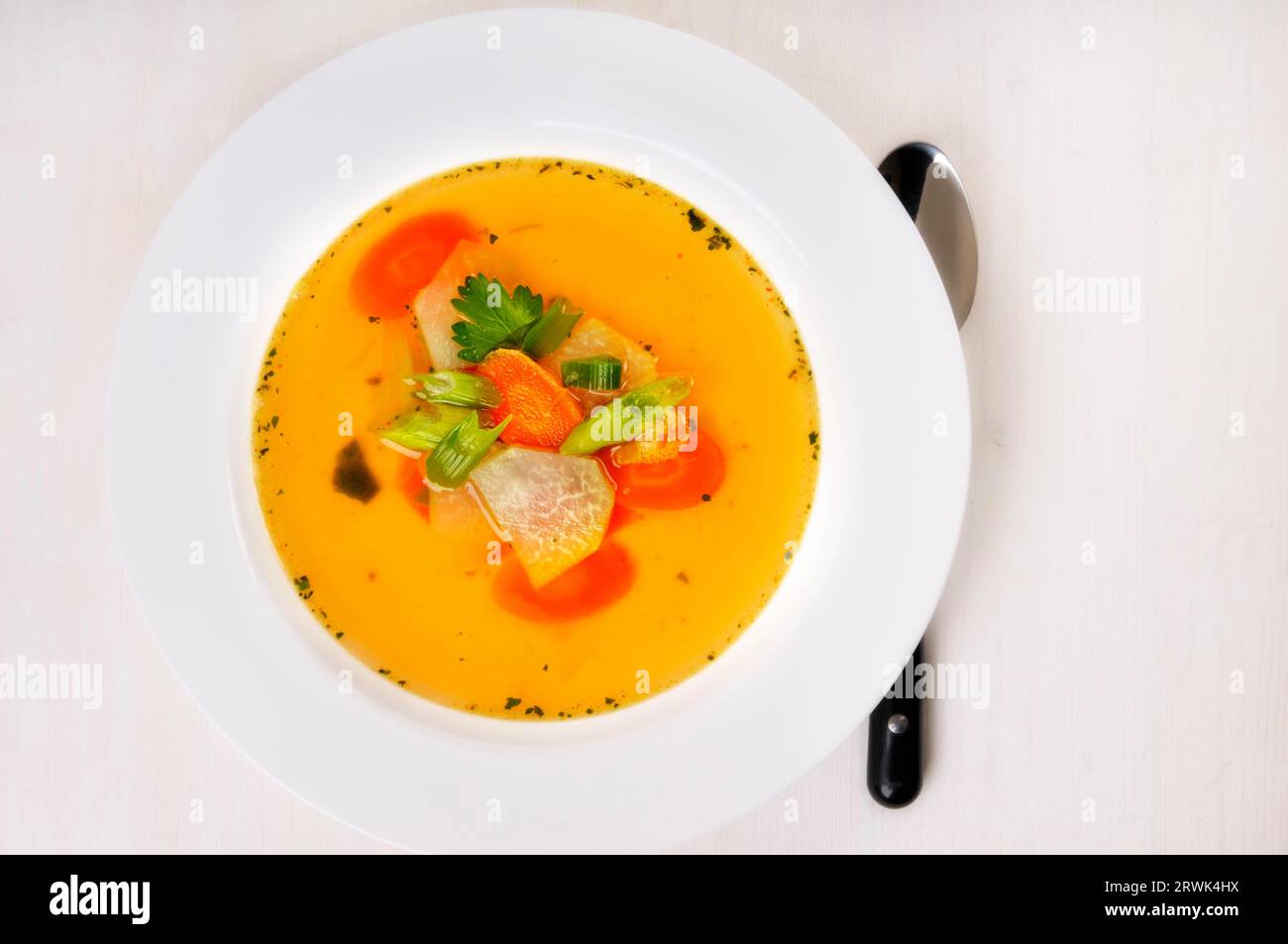 Aerial view of soup hi-res stock photography and images - Alamy