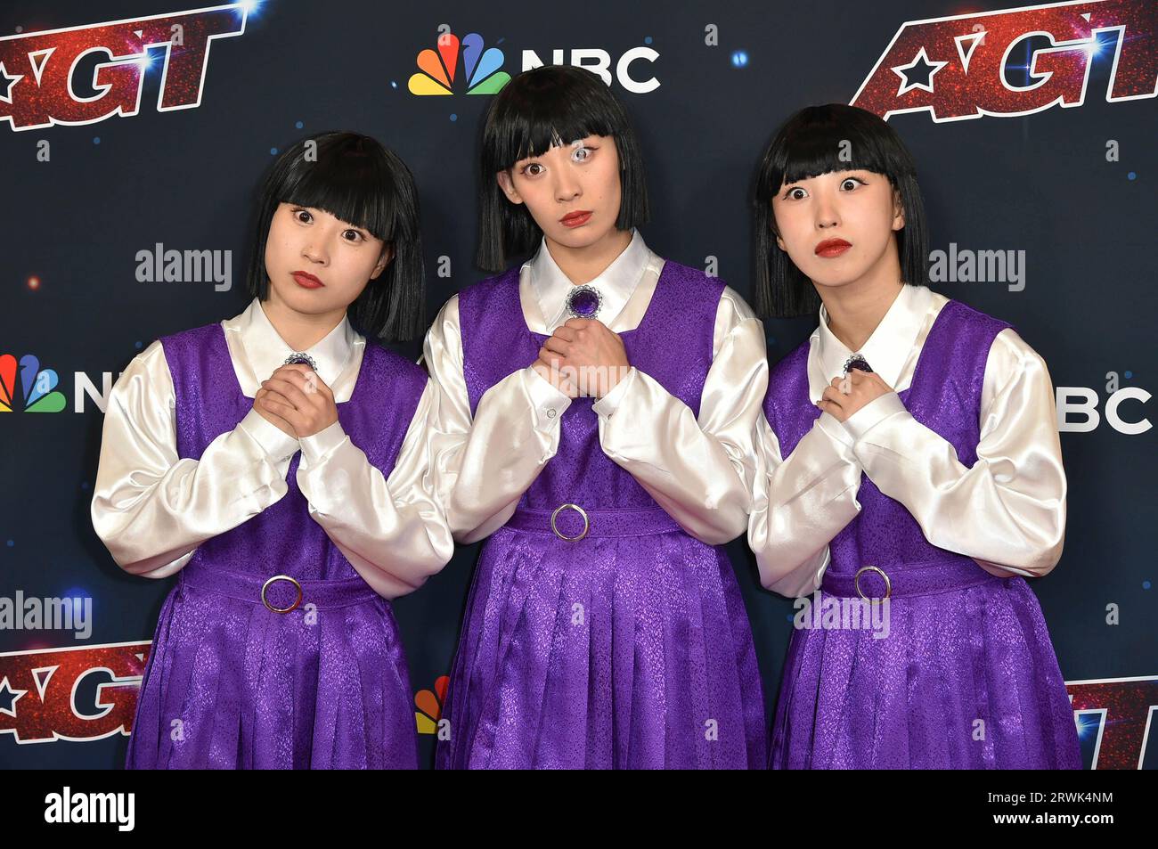 Avantgardey arrive for a live broadcast of "America's Got Talent" Season 18 on Tuesday, Sept. 19 ...