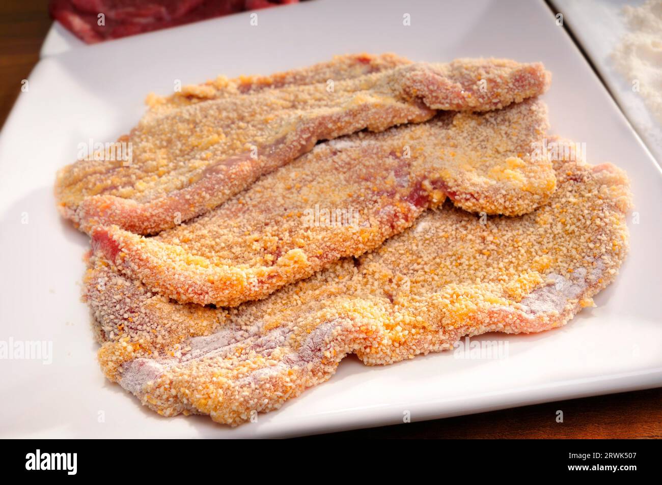 Escalope recipe hi-res stock photography and images - Alamy