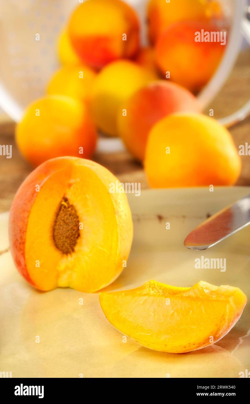 Apricot pulp hi-res stock photography and images - Alamy