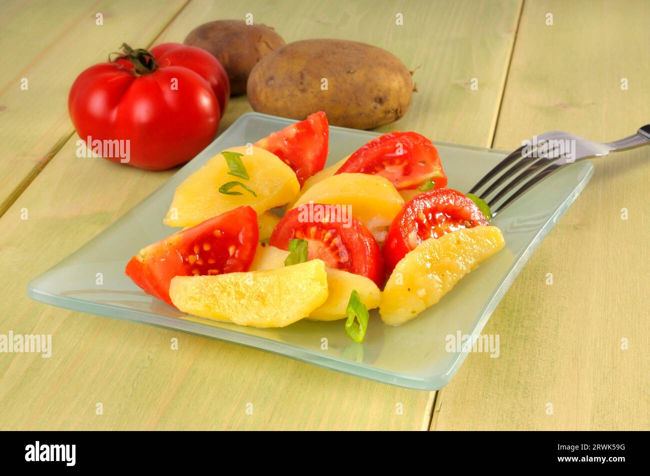 Potato tomato salad hi-res stock photography and images - Alamy