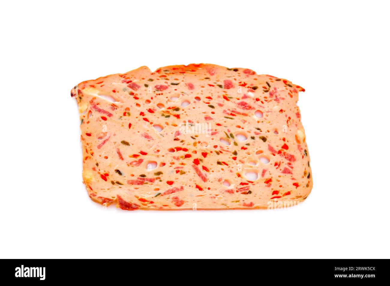A slice of meat loaf as a cut out Stock Photo - Alamy