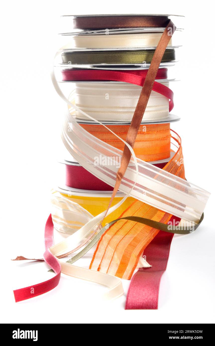 Pile ribbon hi-res stock photography and images - Alamy