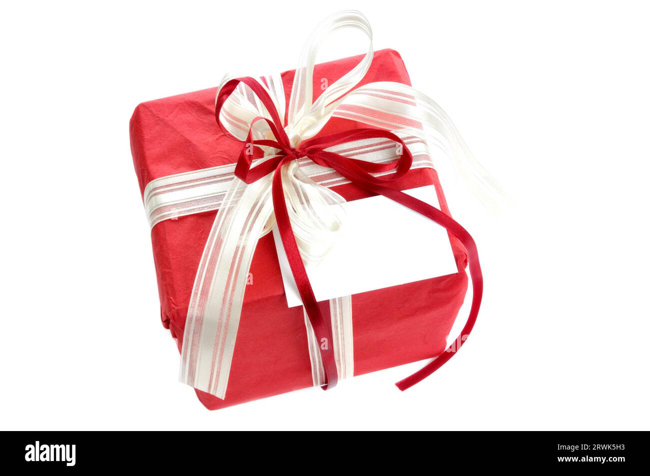 Gift christmas card Cut Out Stock Images & Pictures - Alamy