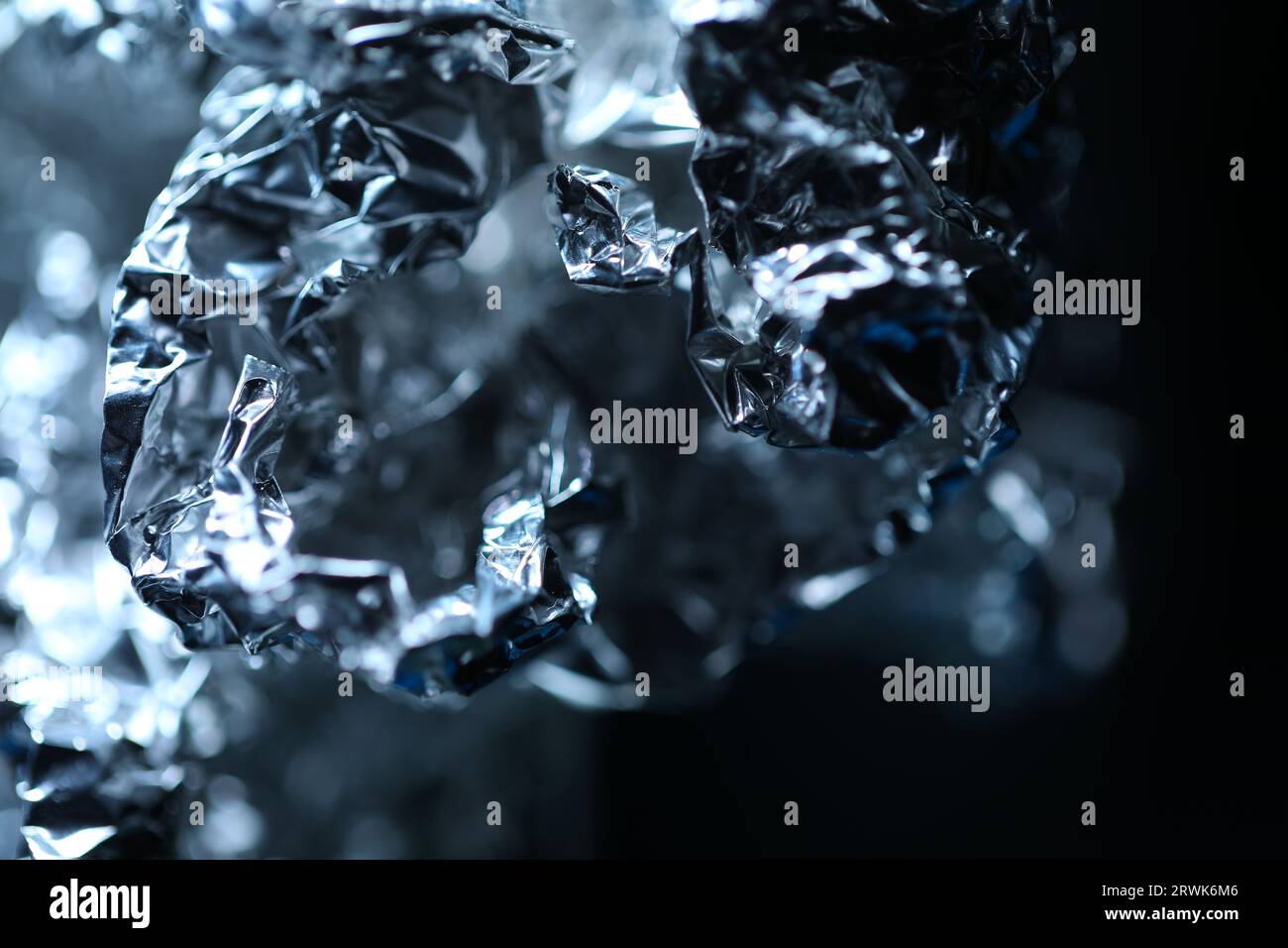 Abstract Silver paper Texture Macro shot Stock Photo - Alamy