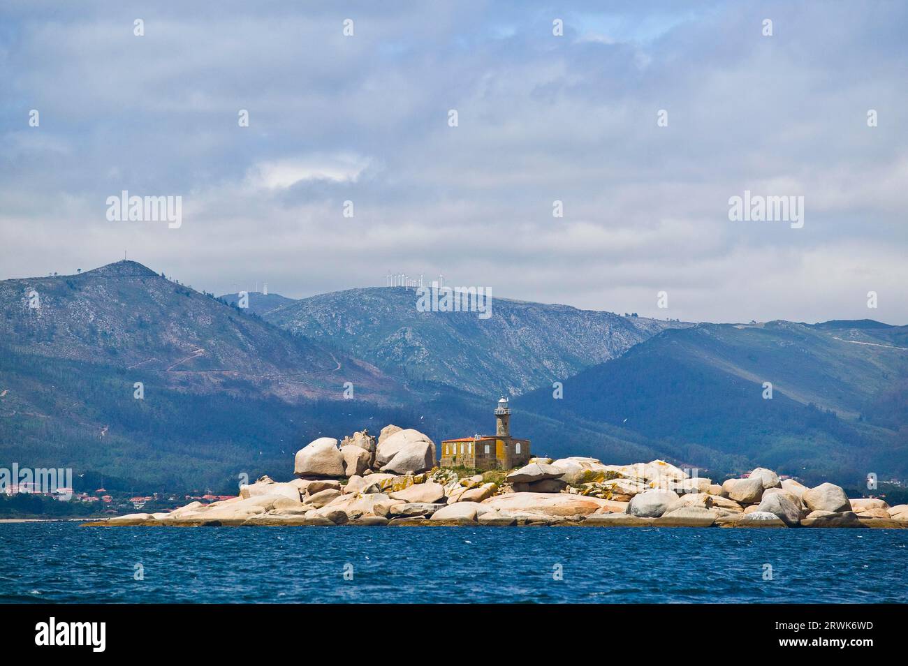 Landscape in the Ria de Arousa, Spain, Galicia Stock Photo - Alamy