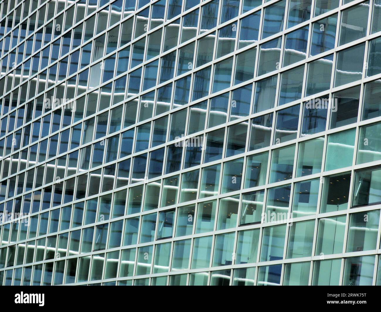 Glass facade of a large administrative building, full-size Stock Photo ...
