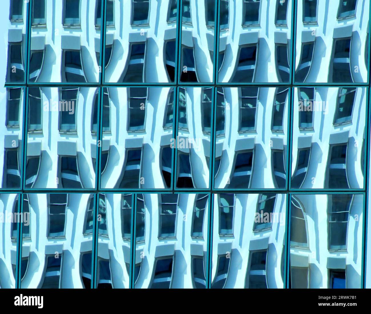 Mounting of a window reflection, full size Stock Photo - Alamy