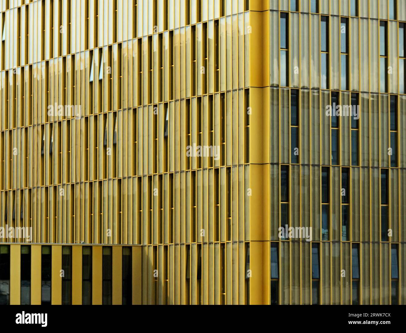Modern office building in Kirchberg, Luxembourg, detail Stock Photo - Alamy