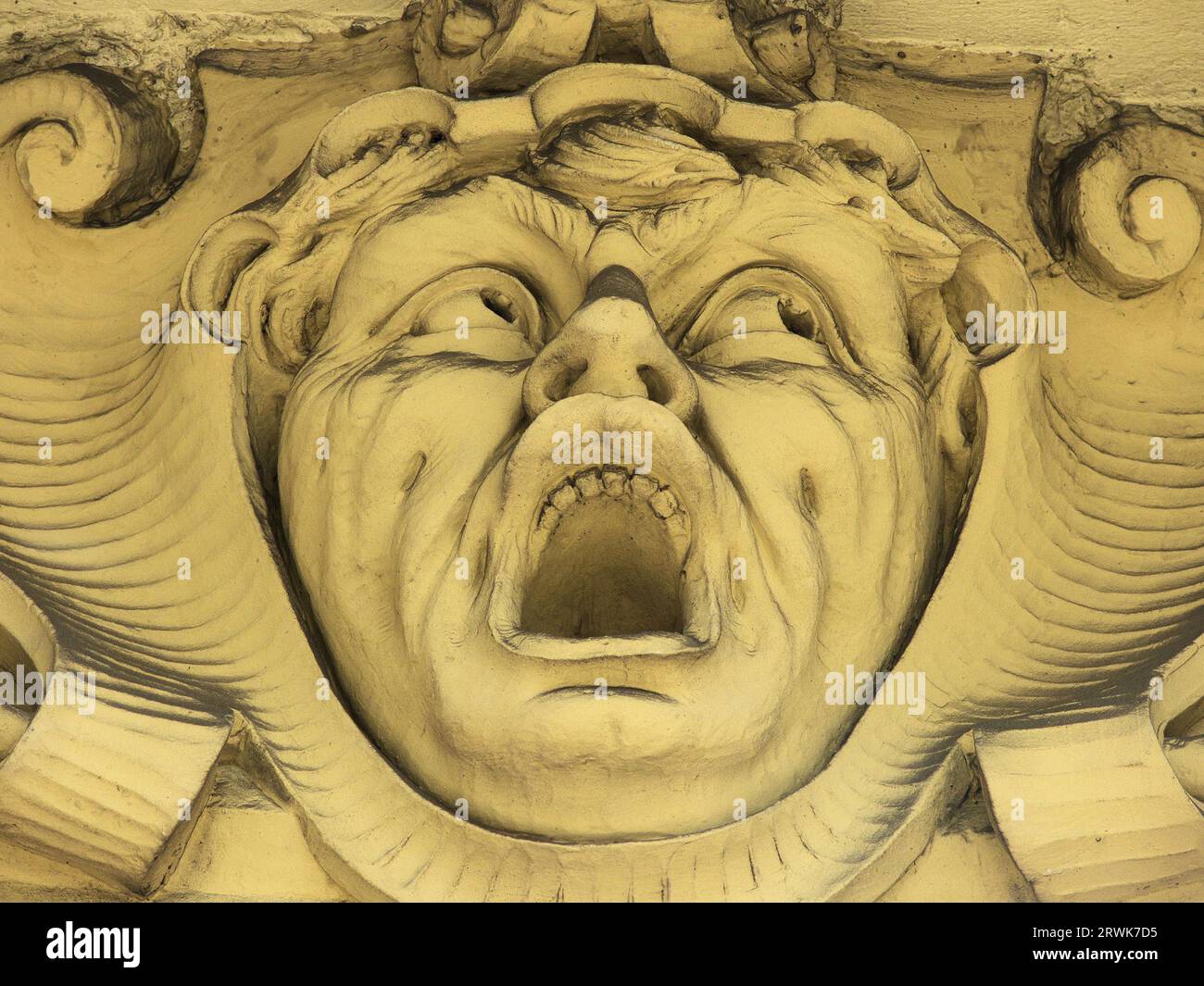 Screaming Demon Face