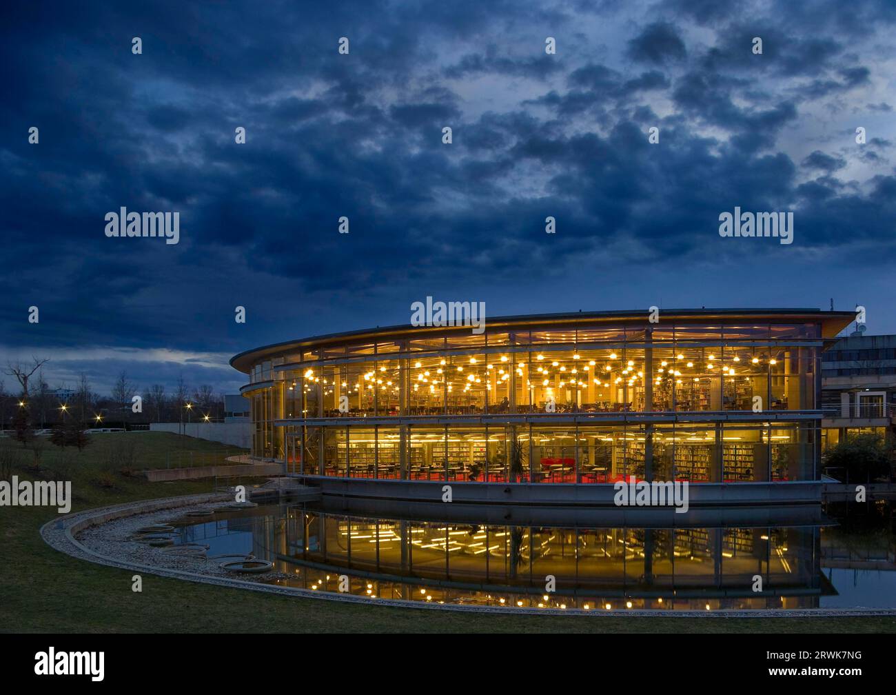 Library University of Applied Sciences Regensburg Stock Photo - Alamy