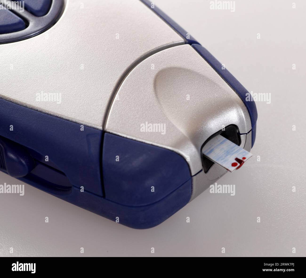 Device for testing blood glucose Stock Photo - Alamy