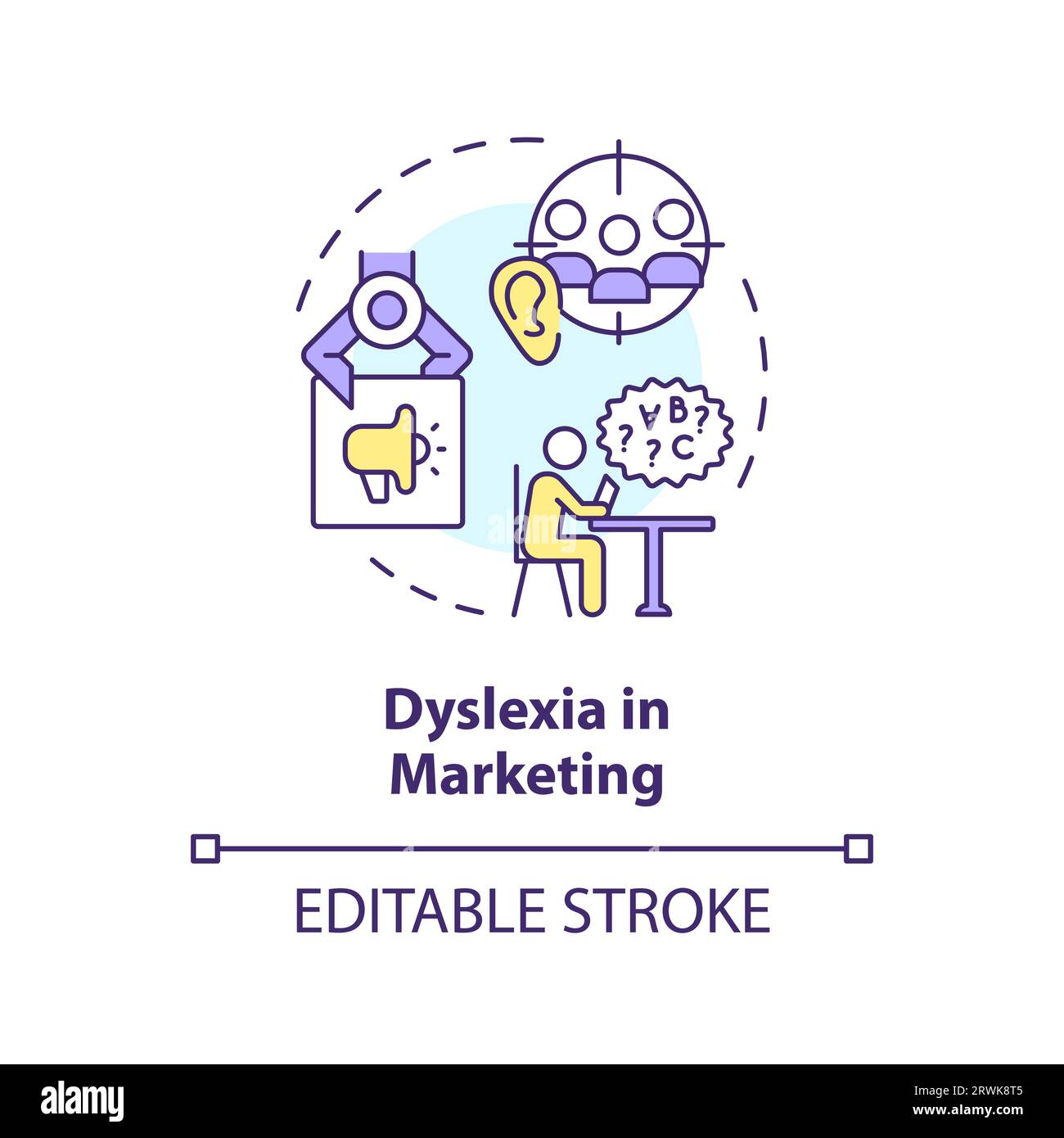 Dyslexia clip art logo hi-res stock photography and images - Alamy