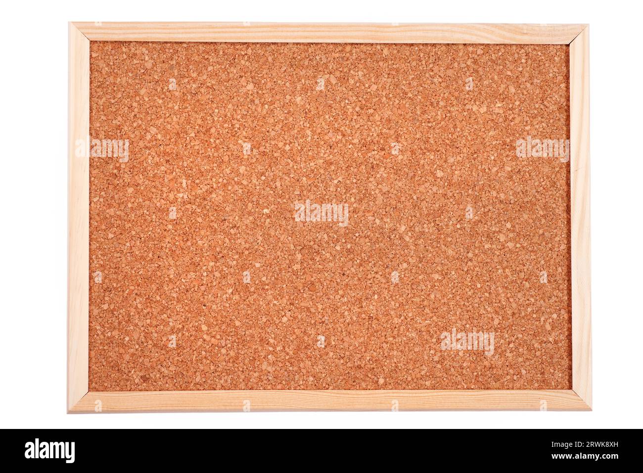 Empty memo board isolated on white background Stock Photo - Alamy