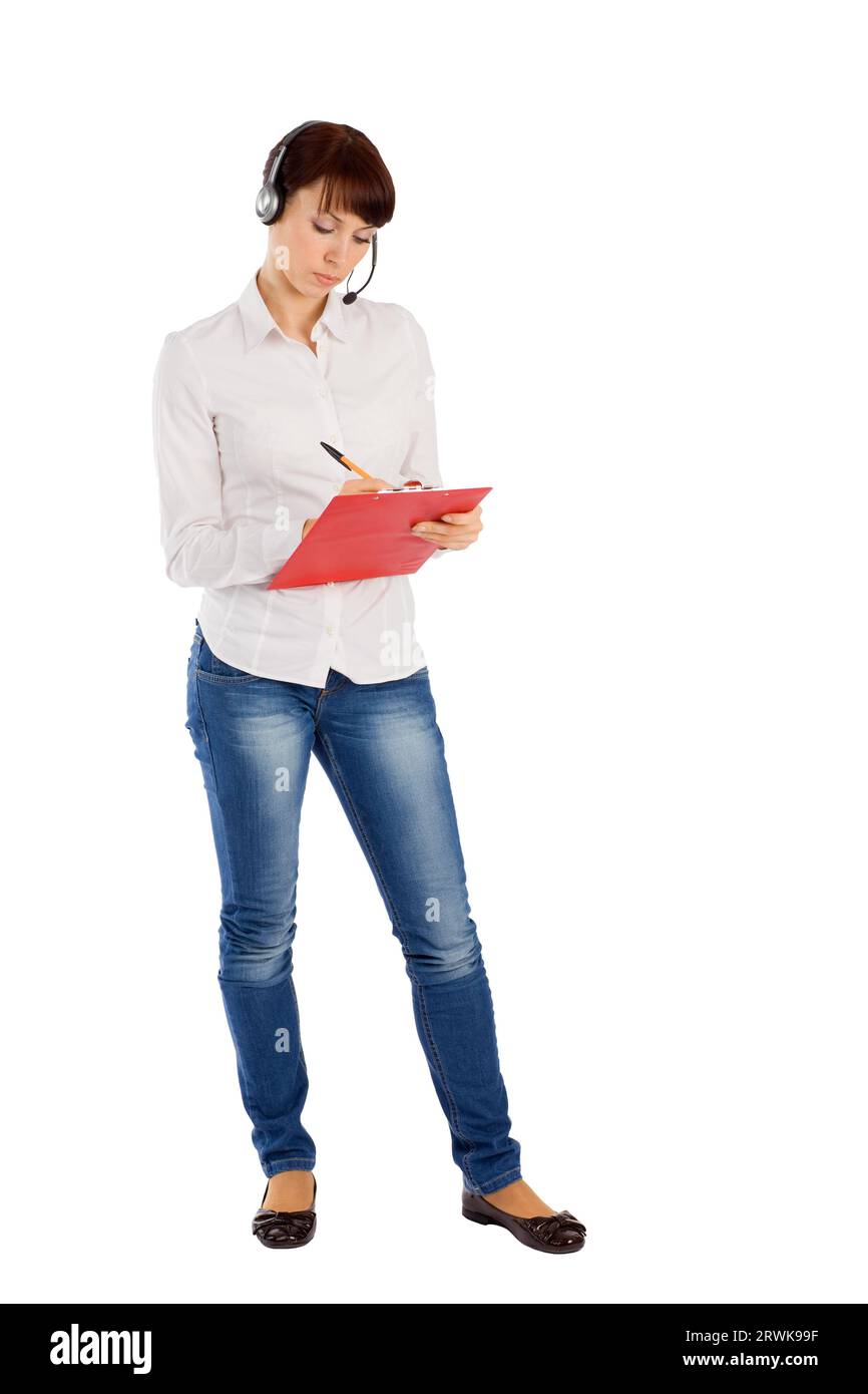 Customer service advisor Cut Out Stock Images & Pictures - Alamy