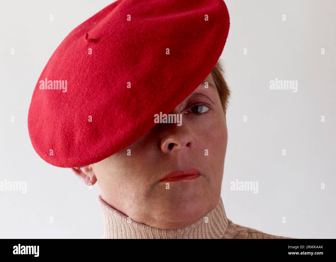 Beret cap hi-res stock photography and images - Alamy