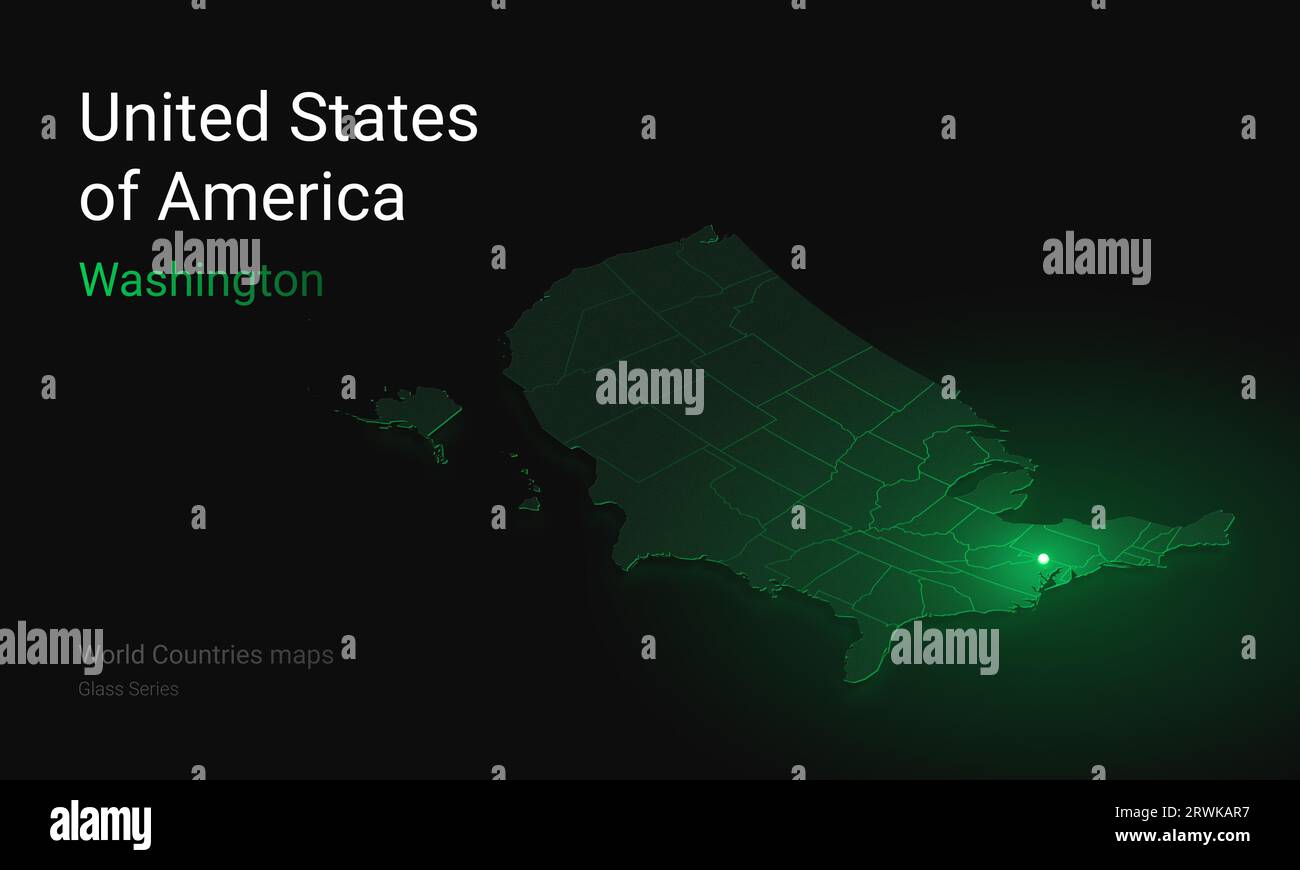 United america political map capital hi-res stock photography and ...