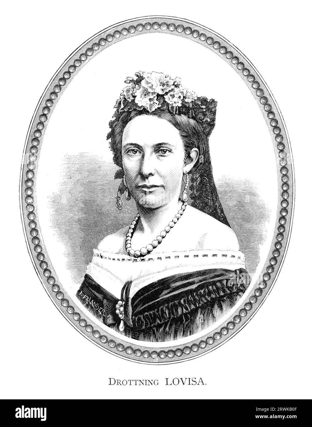 Louise of Sweden (Swedish: Lovisa Josefina Eugenia, Danish: Louise ...