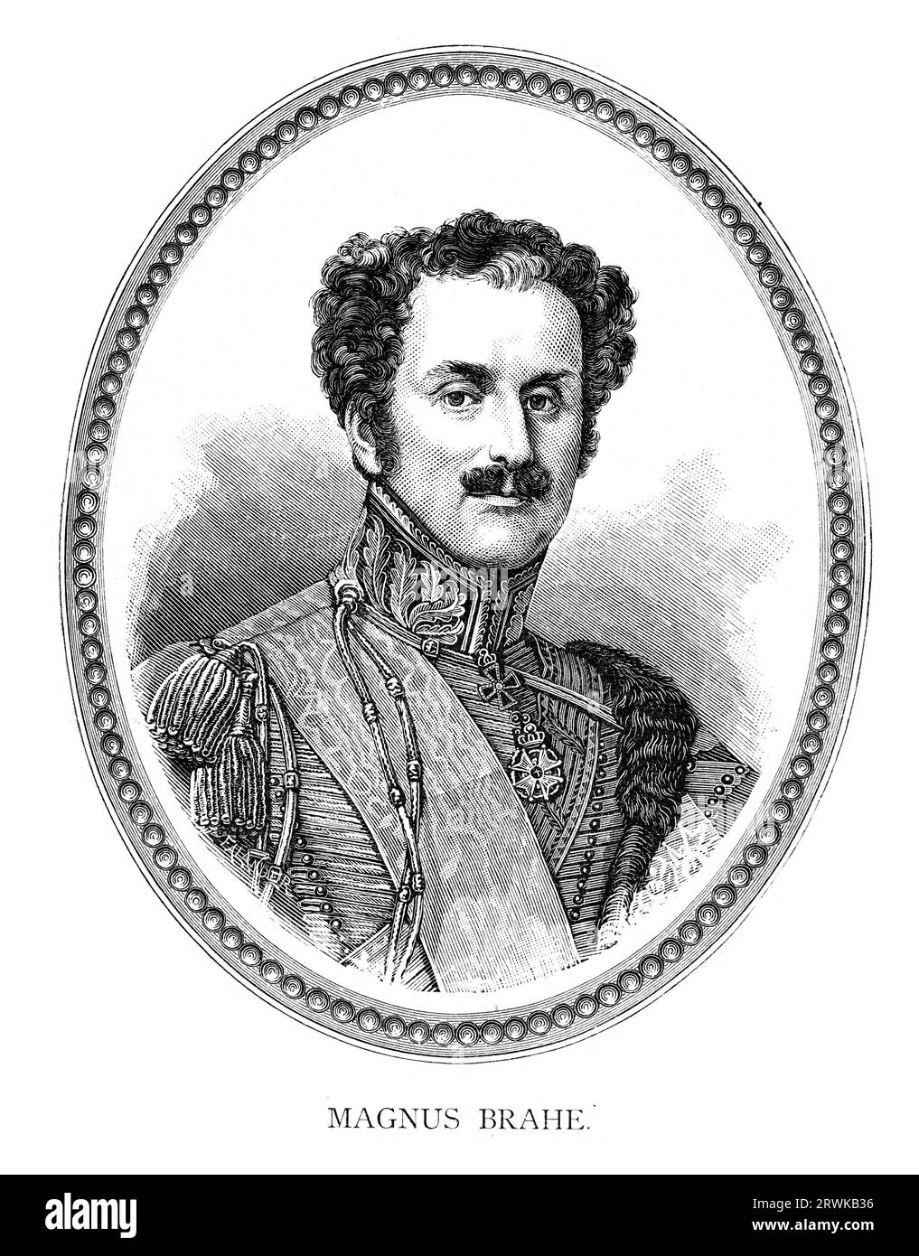 Nils Magnus Brahe (1790?1844), Swedish statesman and soldier and a ...