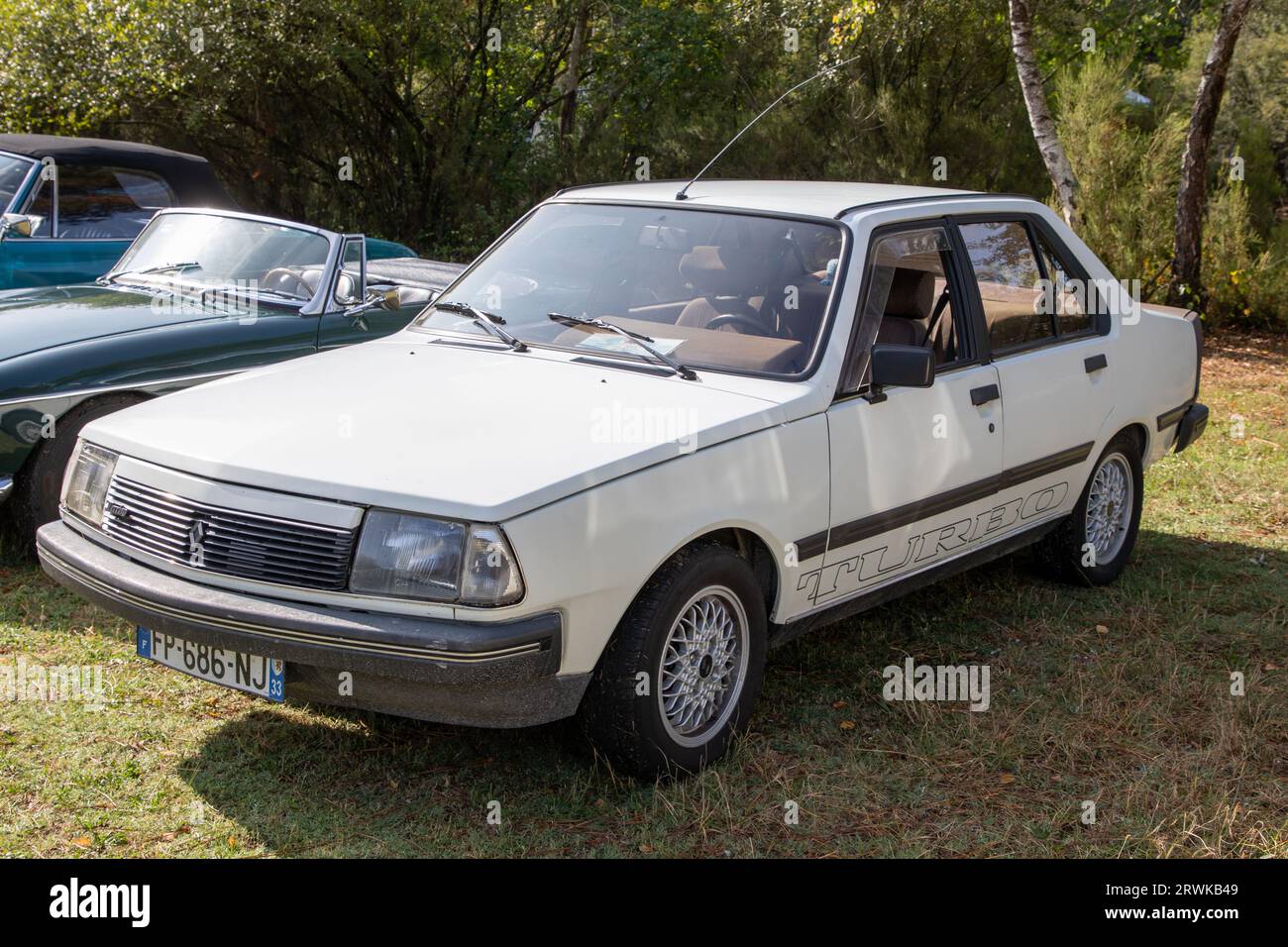 Bordeaux , France - 09 18 2023 : Renault 18 turbo vintage old 80's ...