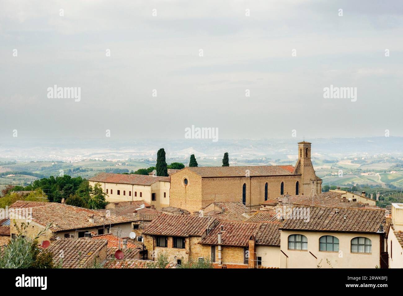 Bell tower in san gimignano hi-res stock photography and images - Alamy