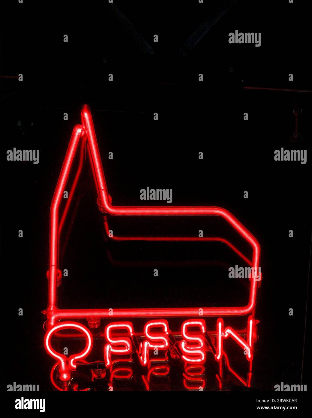 Luminous advertising sign hi-res stock photography and images - Alamy