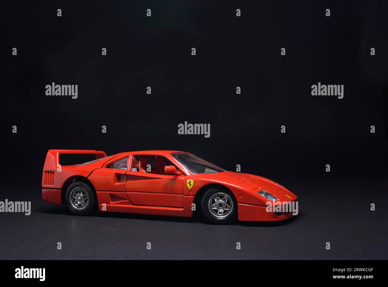 Ferrari F40 black Stock Photo - Alamy