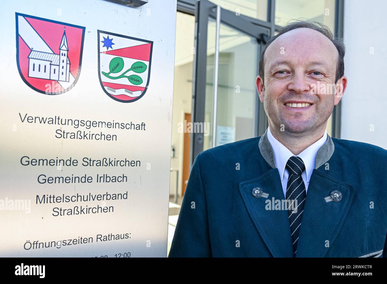 PRODUCTION - 15 September 2023, Bavaria, Straßkirchen: Christian ...