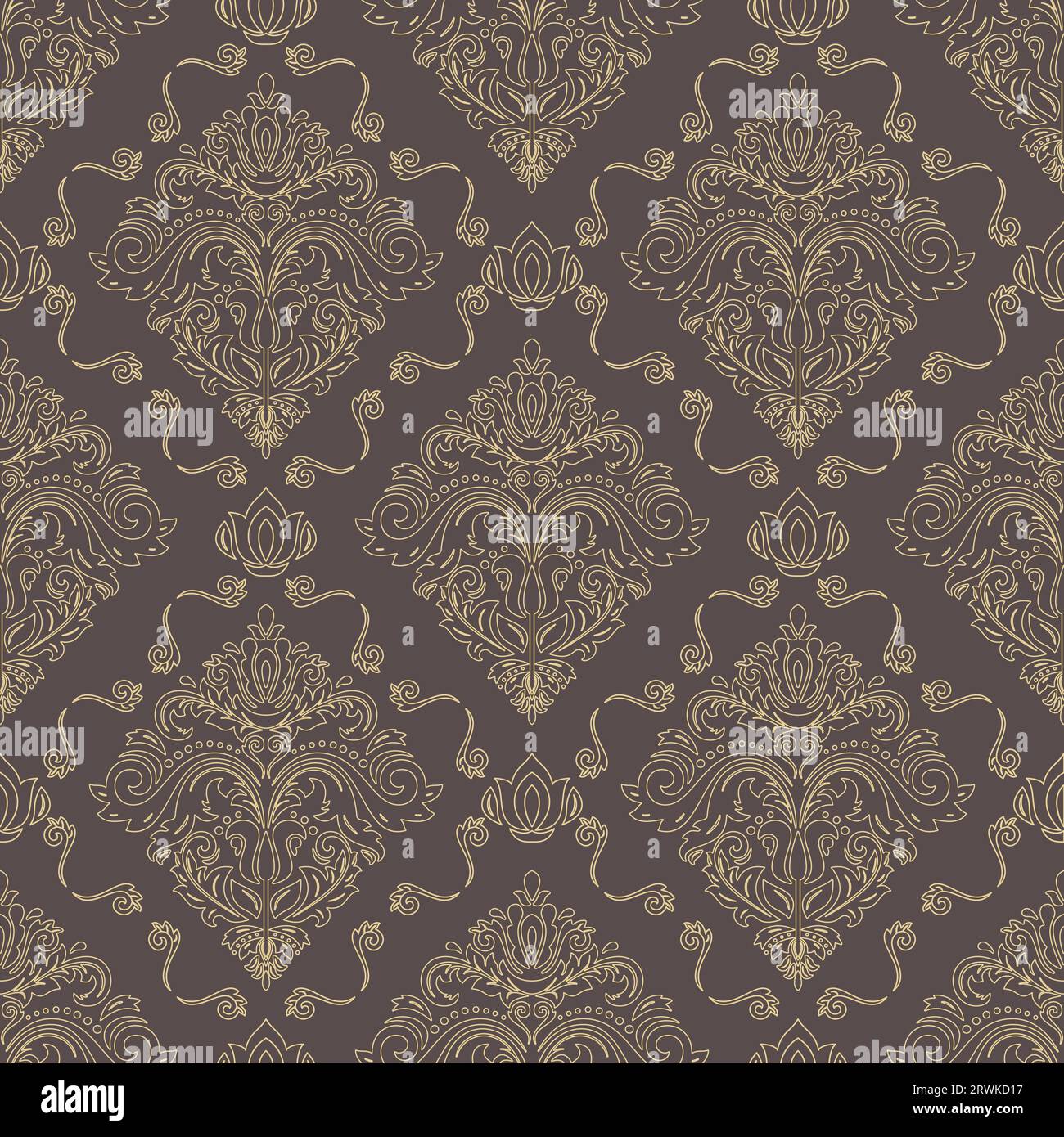 Orient vector classic pattern. Seamless abstract background with ...