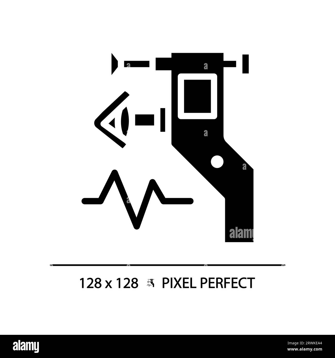 Eye exam equipment tonometer pressure measurement Stock Vector Images ...