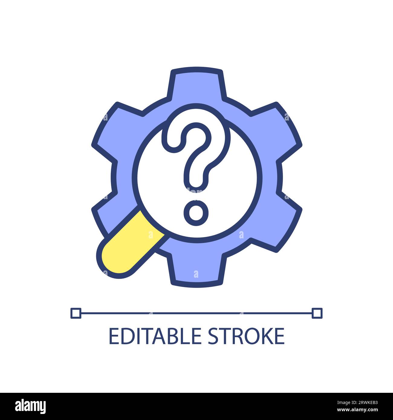 2D thin linear colorful set up mic simple icon Stock Vector Image & Art - Alamy