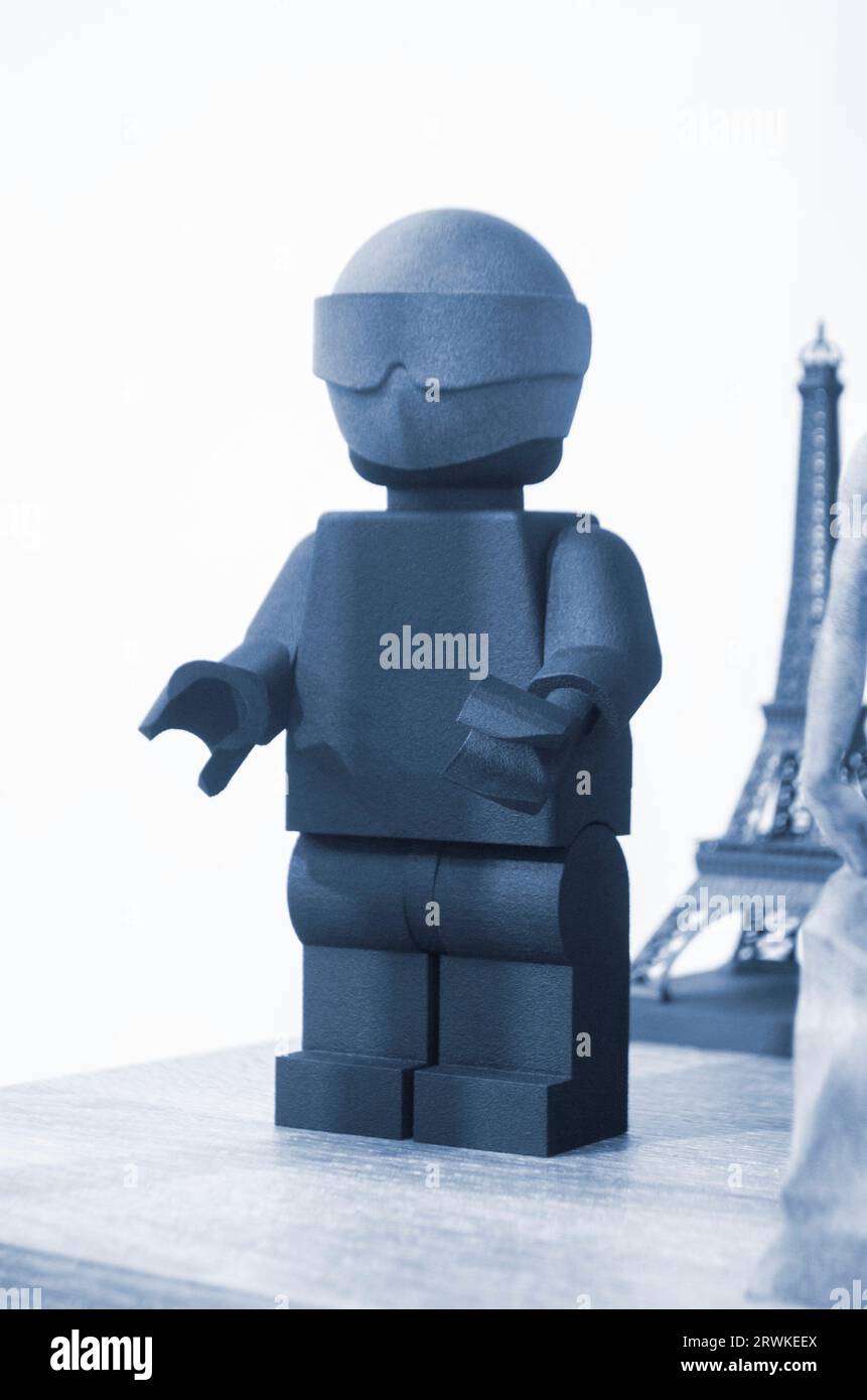 Art Object Printed On 3d Printer Model Printed On 3d Printer From Melted Plastic Object