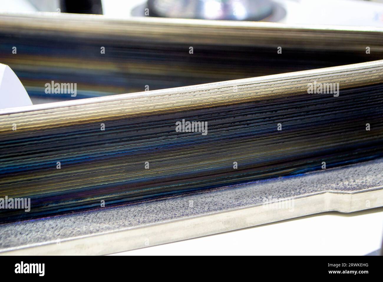 3d printed metal model close-up. Model printed on a 3D printer made of ...