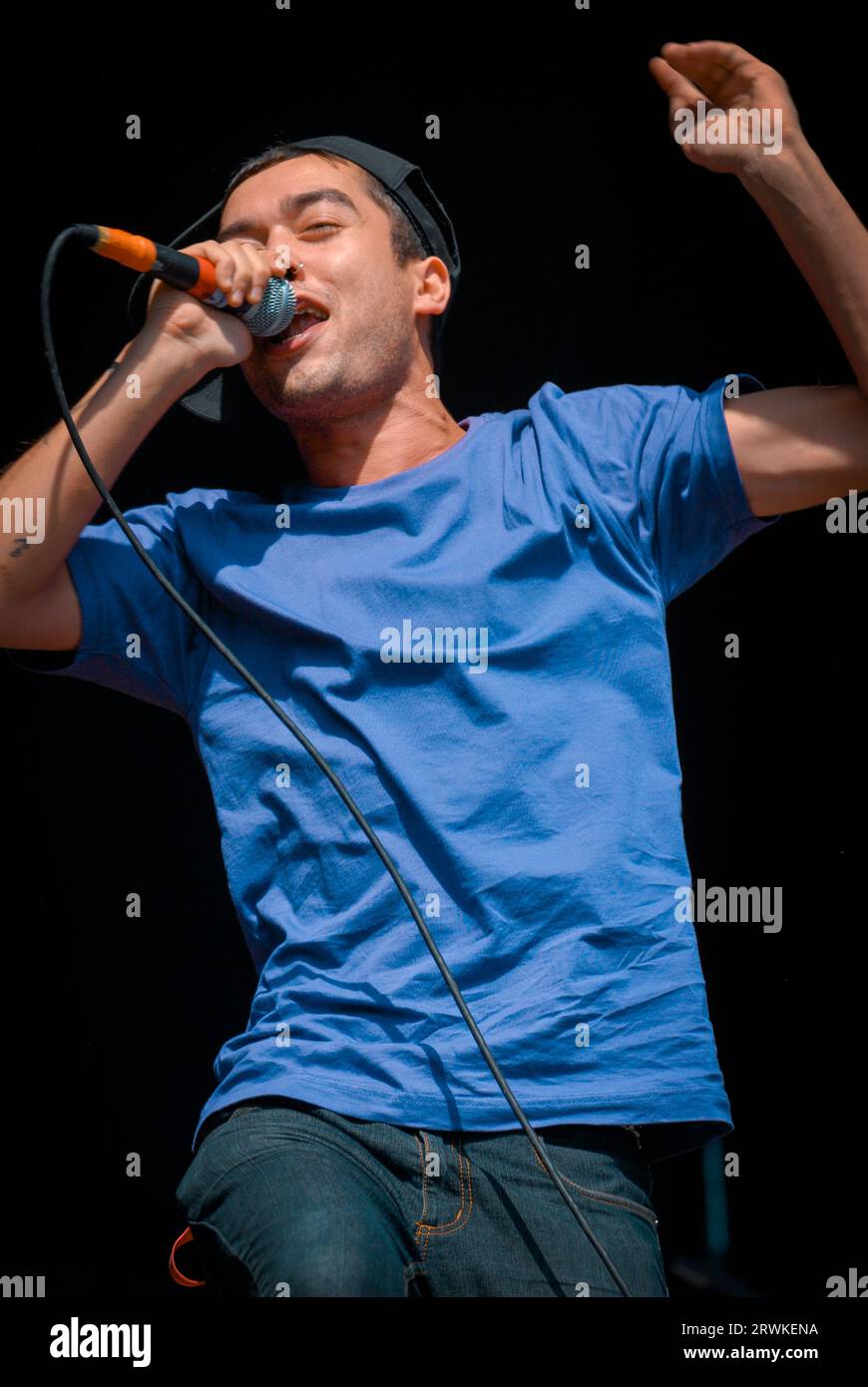 Jonny "Itch" Fox - The King Blues, V2009, Hylands Park, Chelmsford ...