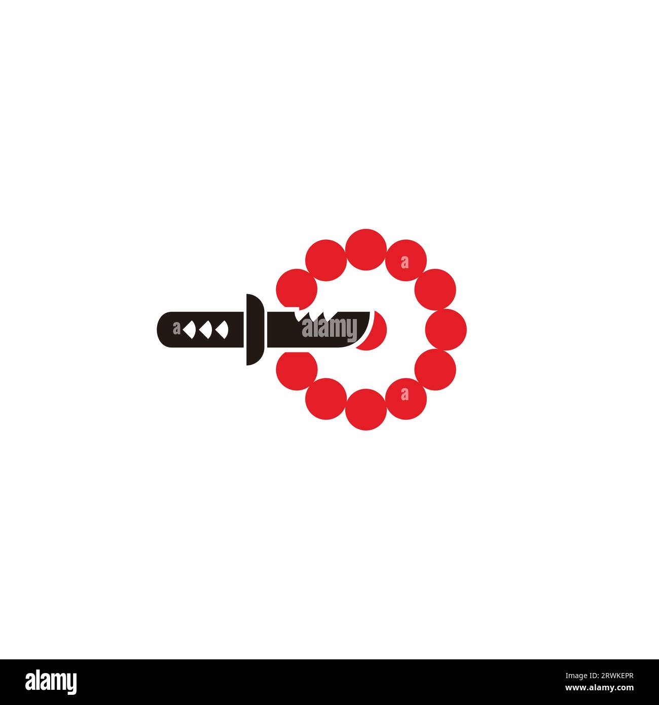 knife throwing target simple symbol icon vector Stock Vector Image ...