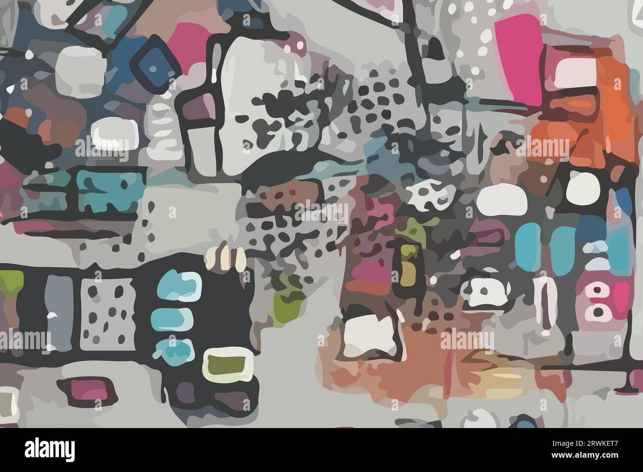 abstract resident home paint transparant background vector Stock Vector ...