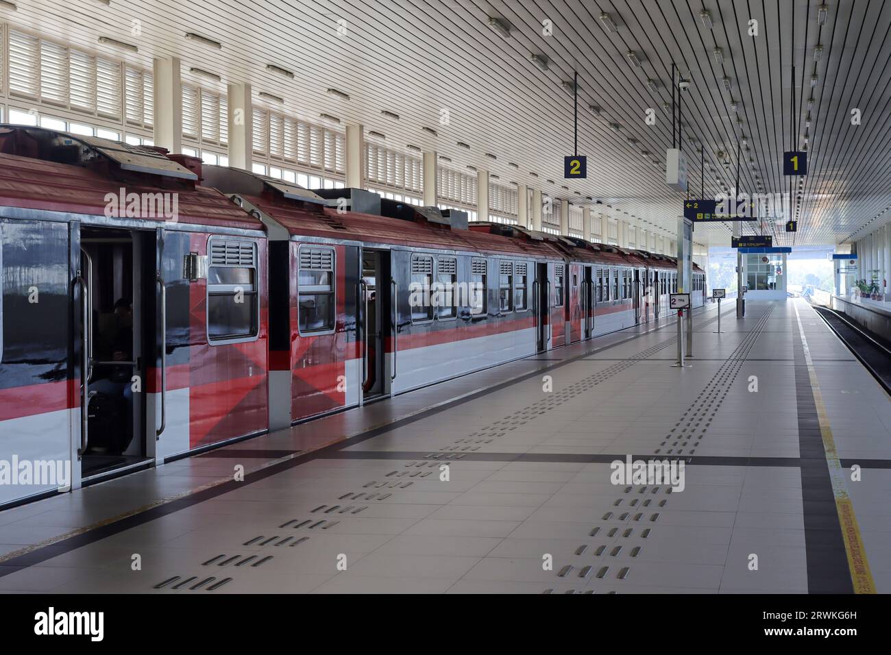 The YIA Airport Train, operated by PT Railink, offers a comfortable and ...