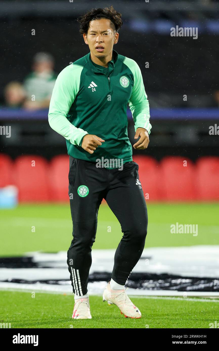ROTTERDAM, NETHERLANDS - SEPTEMBER 19: Tomoki Iwata (Celtic) during the ...