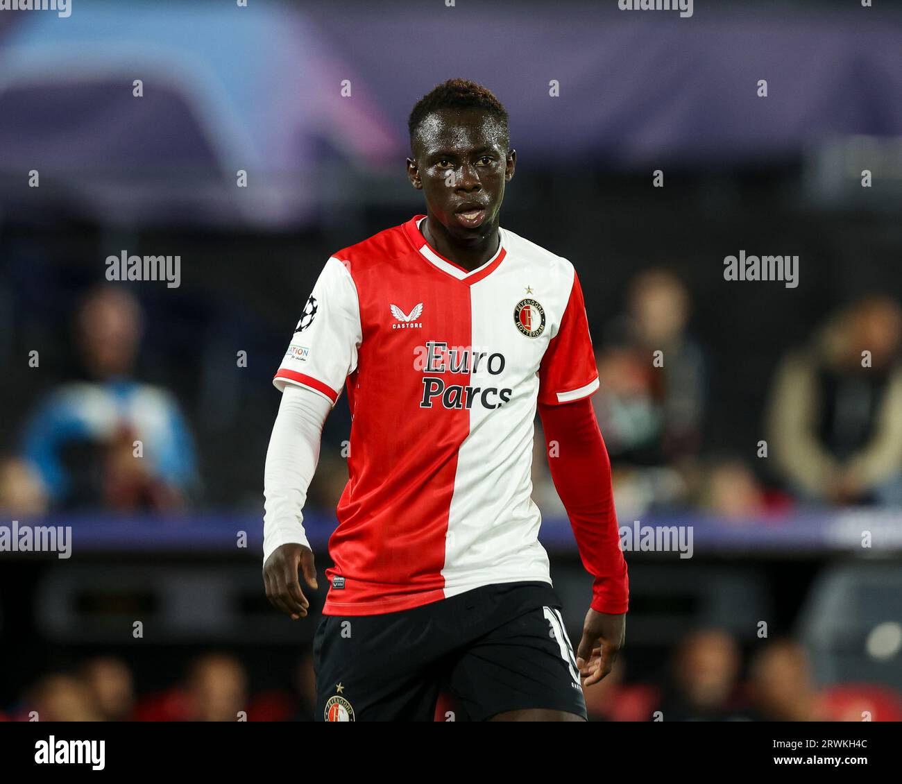 ROTTERDAM, NETHERLANDS - SEPTEMBER 19: Yankuba Minteh (Feyenoord ...
