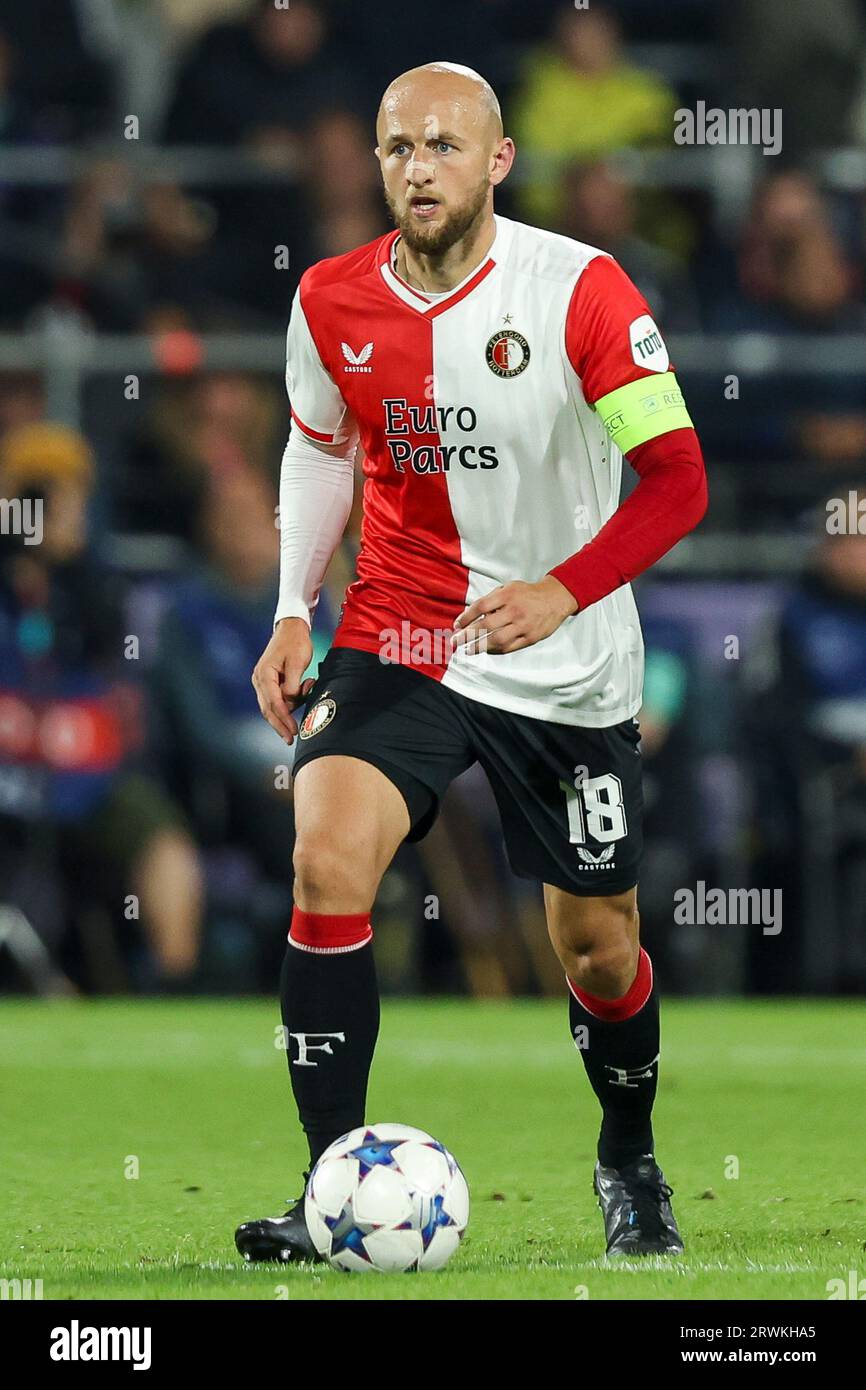 ROTTERDAM, NETHERLANDS - SEPTEMBER 19: Gernot Trauner (Feyenoord Rotterdam) during the UEFA ...