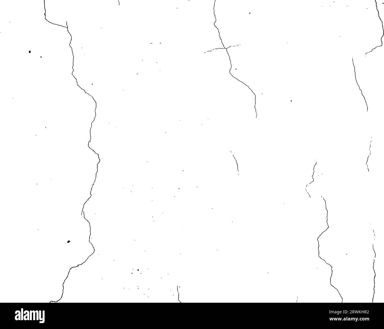 Vector isolated realistic wall cracks Black and White Stock Photos ...