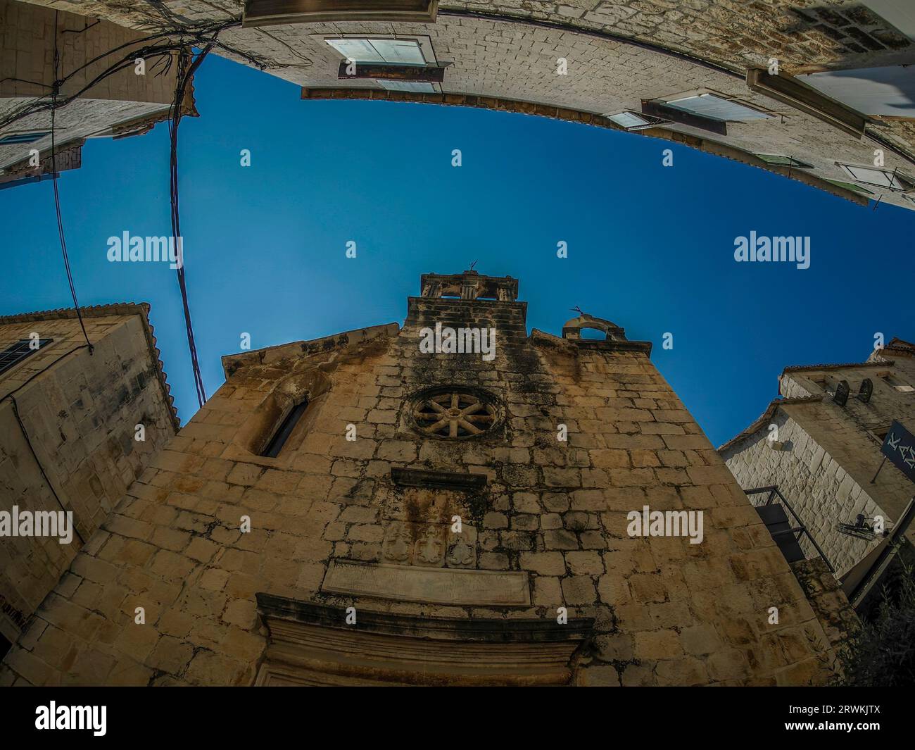 Trogir medieval town in Dalmatia Croatia UNESCO World Heritage Site Old ...