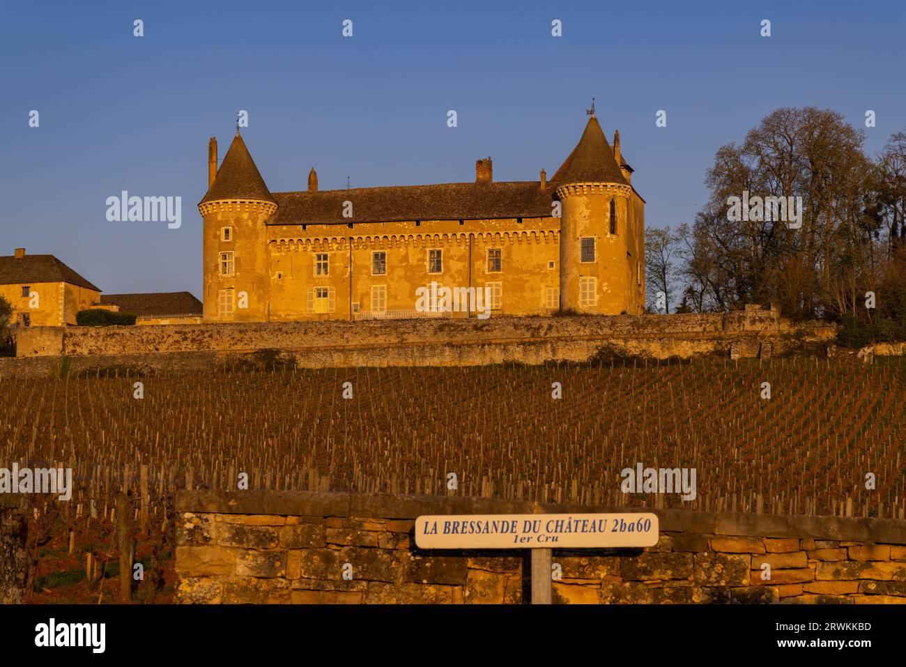 Chateau de Rully castle, Saone-et-Loire departement, Burgundy, France ...