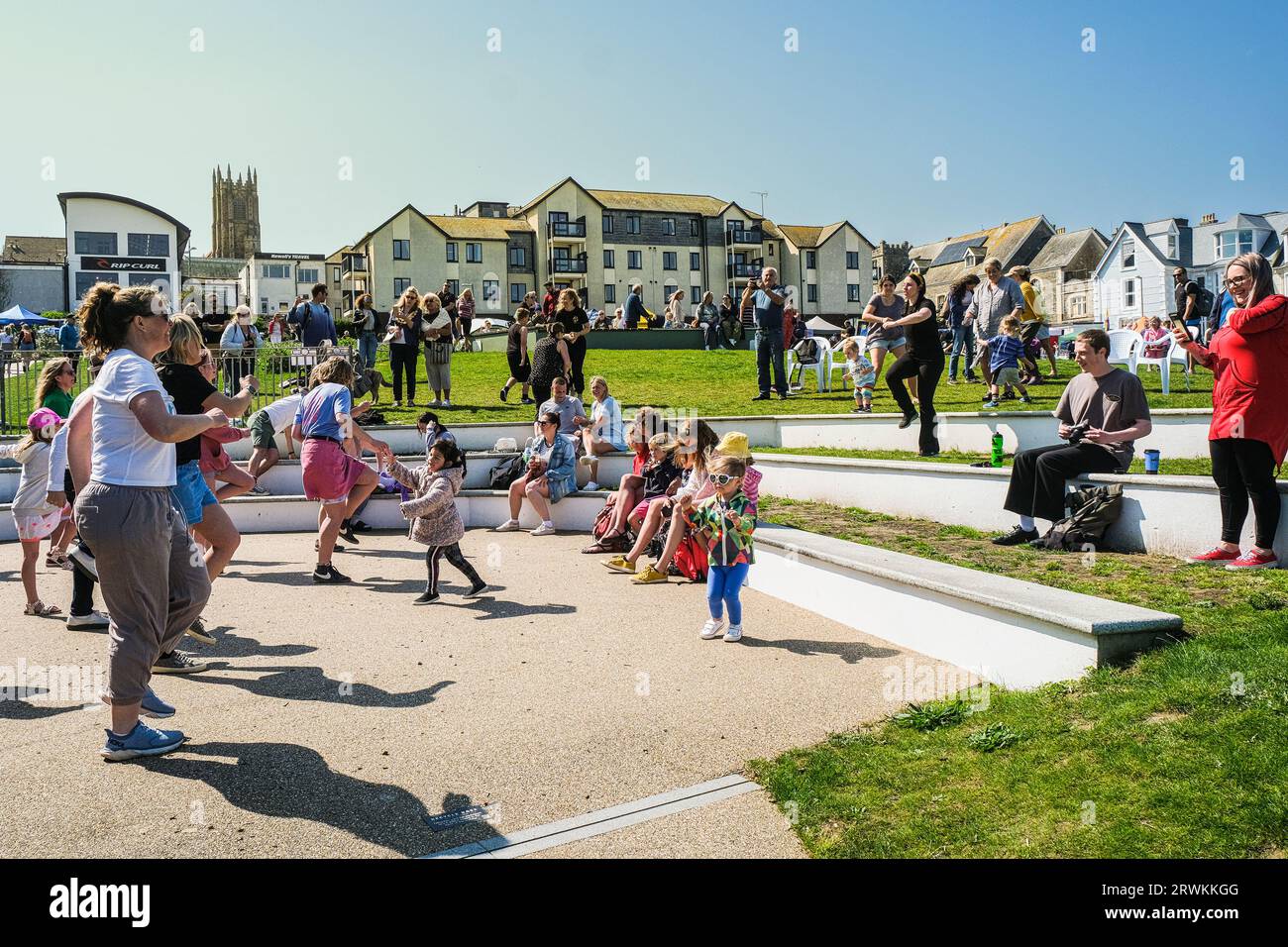 Connect on the Court Community Festival on the Killacourt in Newquay in ...