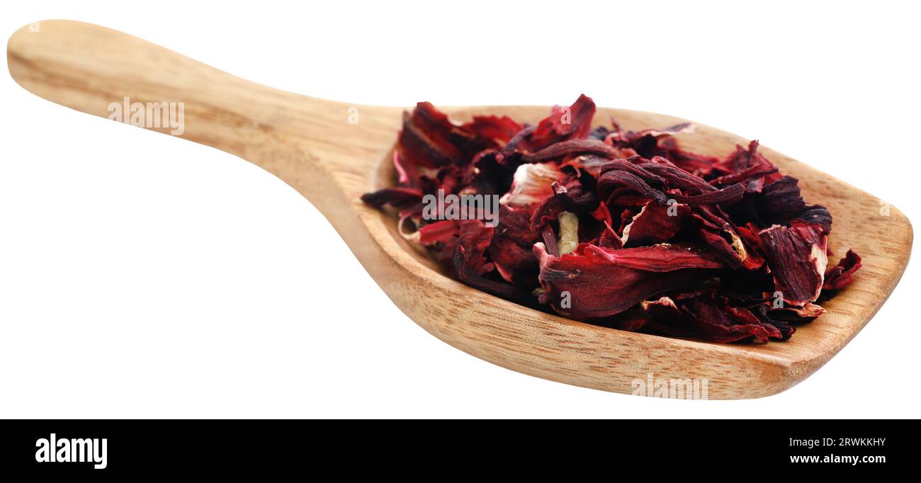 Hibiscus or Roselle tea closeup Stock Photo - Alamy